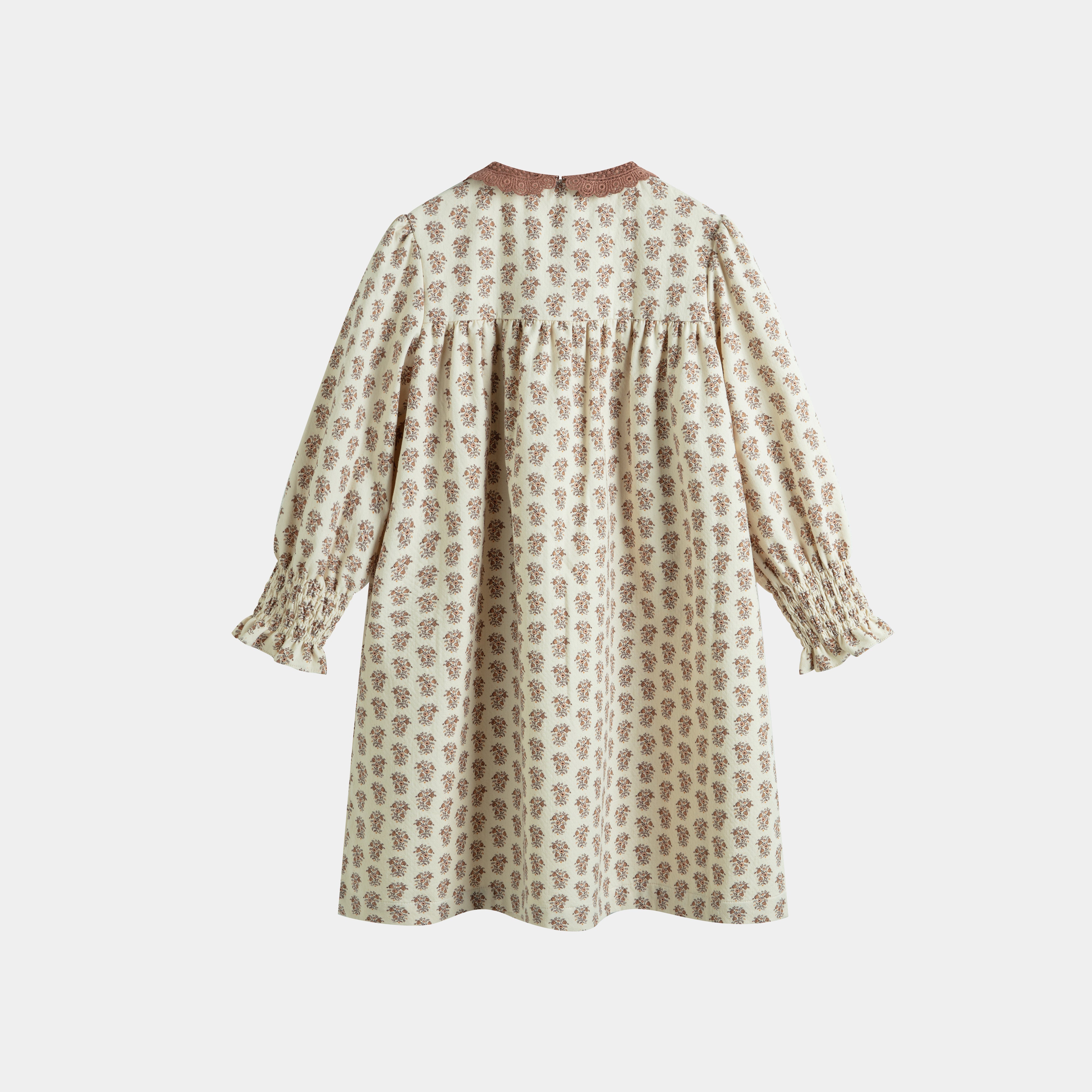 Cera Una Volta Cream Flower Loredana Dress – flamingobabychild