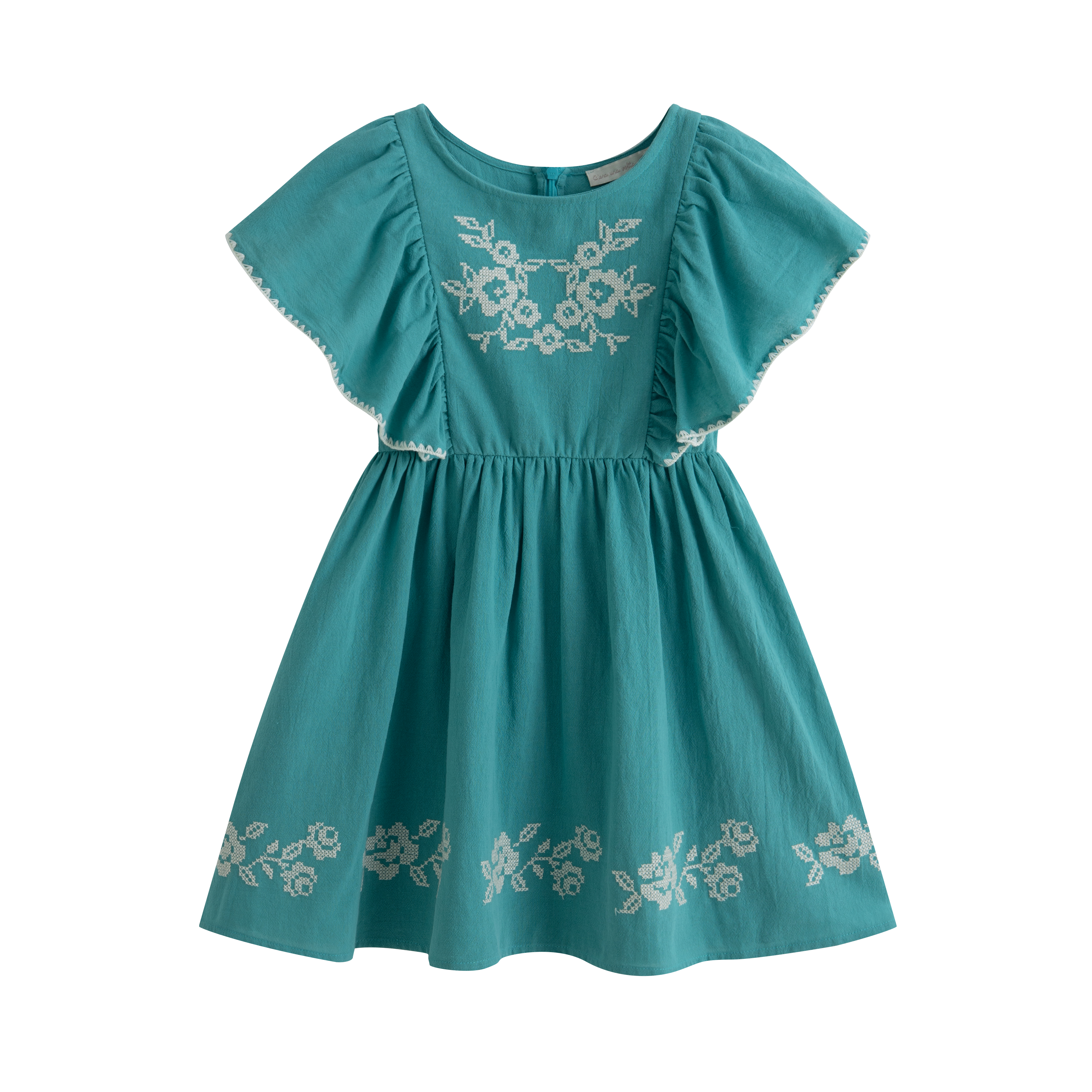 Cera Una Volta Emerald Green Coco Dress – flamingobabychild