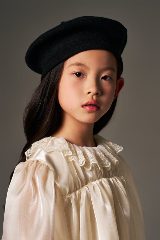 Cera Una Volta Cream Lame Angelica Dress – flamingobabychild